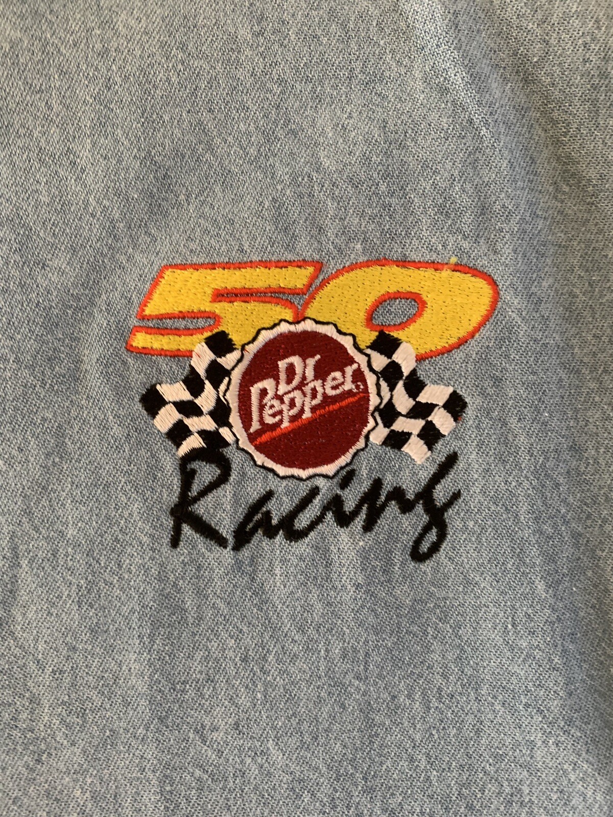 Vintage Dr. Pepper Racing Denim Jacket - Gem