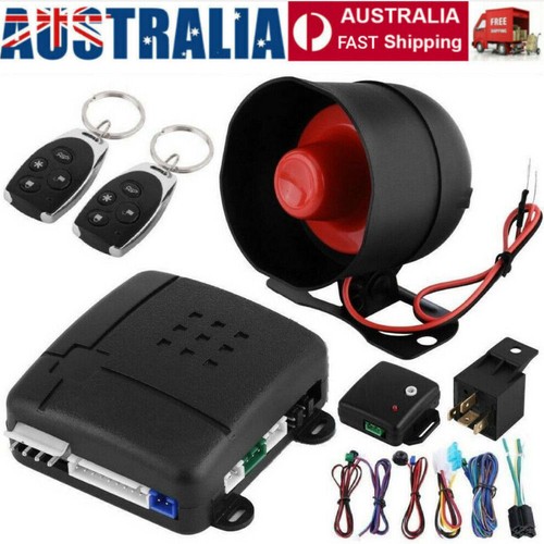Car Vehicle Burglar Alarm Kits Security System Anti-Theft Protection 2 ...