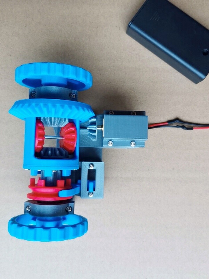 Demonstration Teaching Differential Model With Differential Lock 3d ...