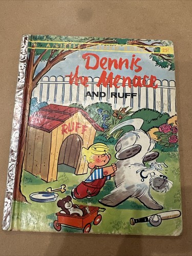 Dennis The Menace And Ruff * A Little Golden Book 25cents 1959 B * See ...