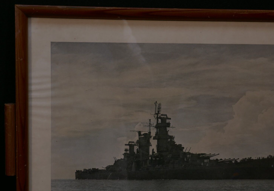 WW2 USN Navy USS Guam Cocktail Tray S/1C Bruce G Kimmel Service ...