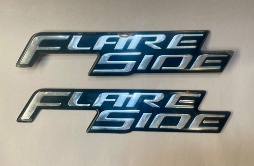 92-96 Ford F150 Flare Side Right Left Fender Emblem Lettering Logo ...