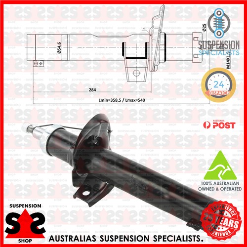 Front Axle Shock Absorber Suit SKODA Superb Ii (3T4) 3.6 FSI 4x4 SUPERB ...