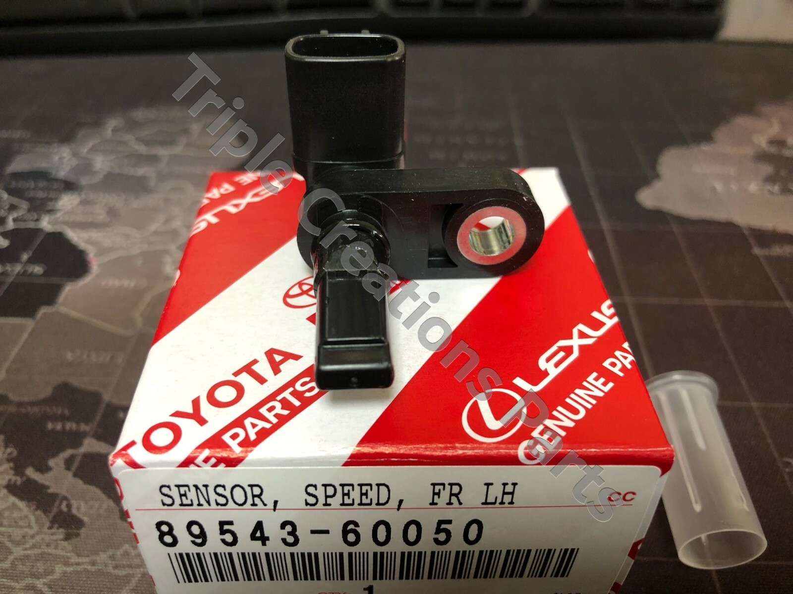89543-60050 GENUINE OEM TOYOTA SENSOR SPEED FRONT LEFT OR REAR ...