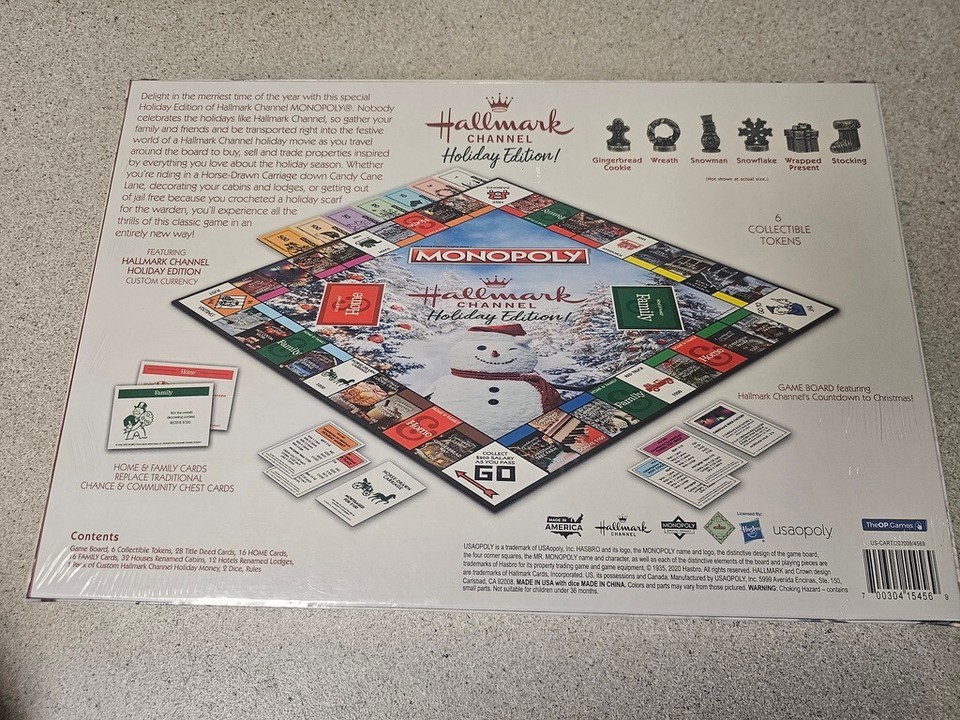 Monopoly Hallmark Channel Holiday Edition Board Game, New in Sealed | eBay