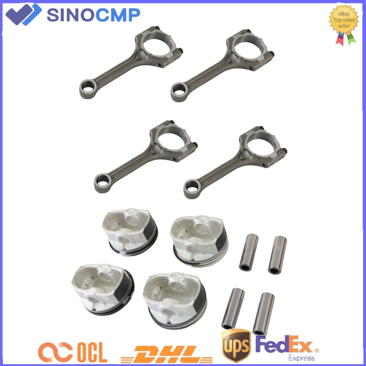 G4FG Engine Piston Kit& Connect Rod For Hyundai Kia 1.6L 23041-2B900 ...