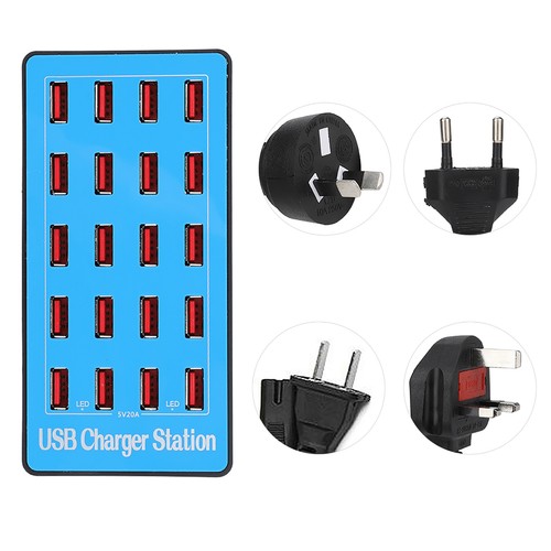 Multi Level Protections 20 Port USB Hub 20A 5V Large Output USB ...