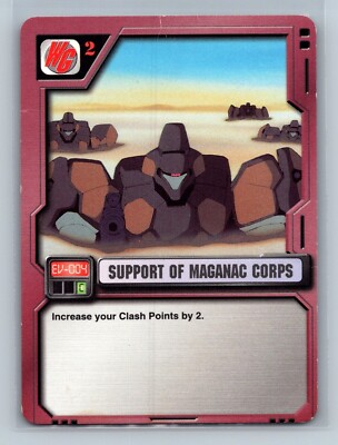 Gundam M.S. War TCG - Support of Maganac Corps EV-004 - Rare - Bandai ...