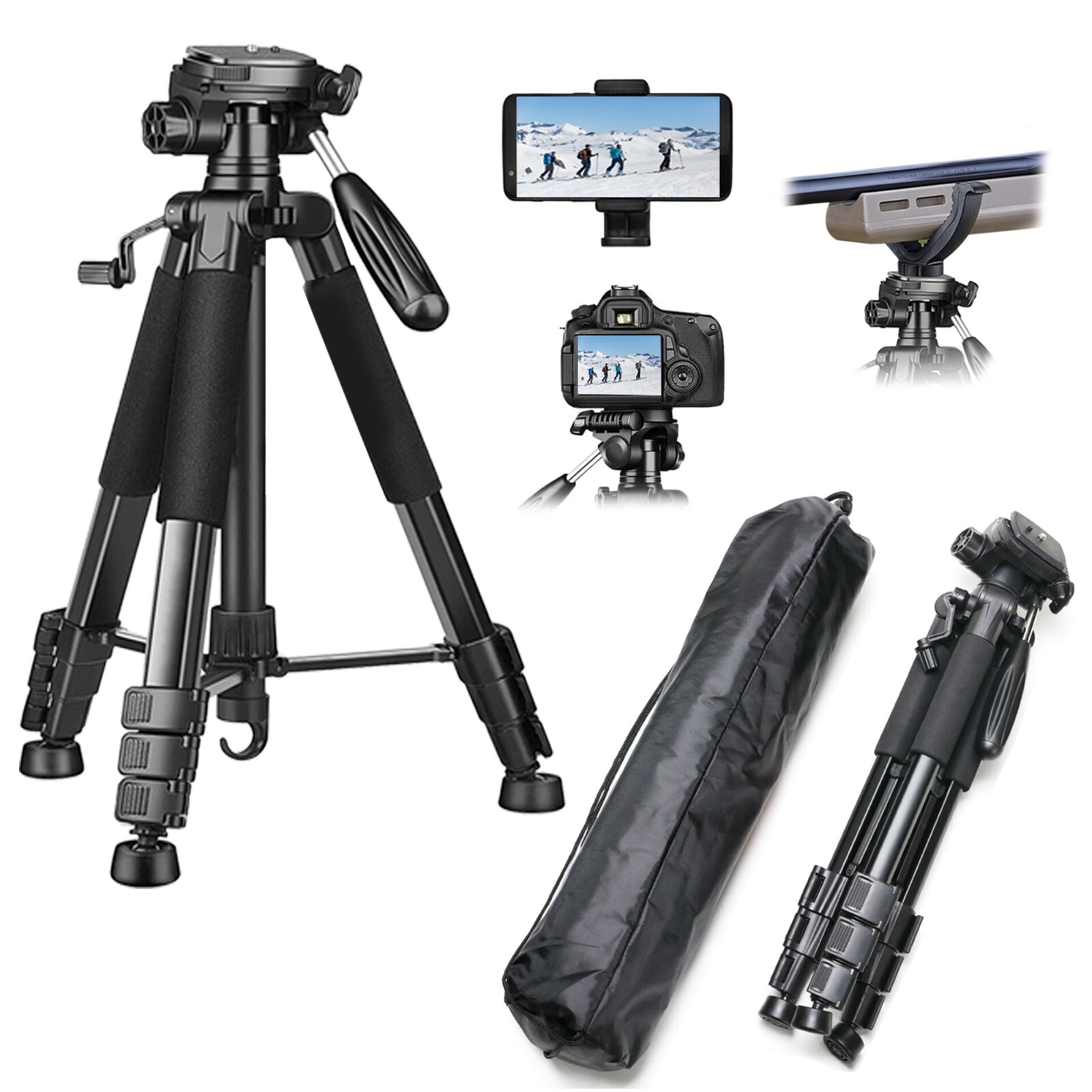 Telescopic shooting sticks hunting shooting stand Gun rest tripod ...
