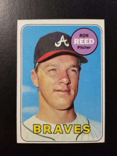 RON REED 1969 TOPPS BASEBALL CARD # 177 ATLANTA BRAVES | eBay