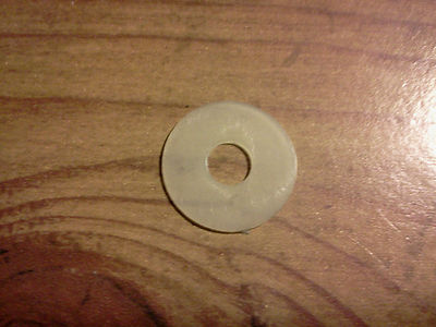 New 1/4 inch nylon washer 3/4 inch outside diameter, you get 5 washers ...