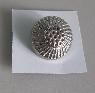 Joli BOUTON argenté, 22 mm | eBay