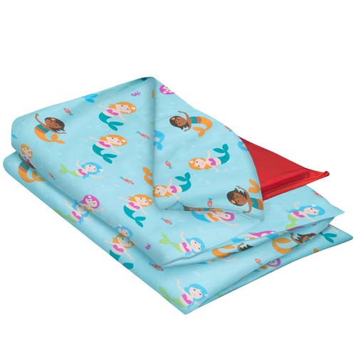 Kids Nap Mat Cover – Soft, Sewn-in Flap, Durable & Fits 1.5" Vinyl ...