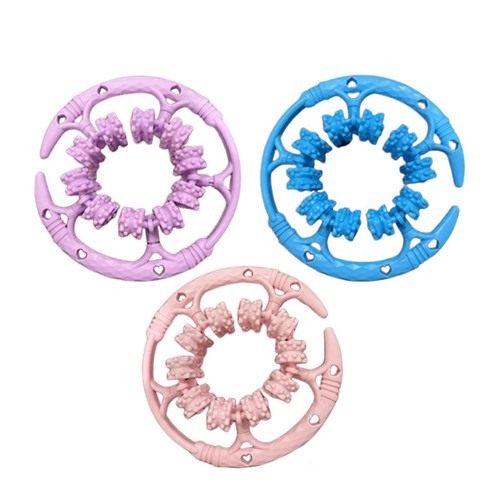 Handheld Muscle Roller Circular Leg Clamp 20 Wheels Multifunction ...