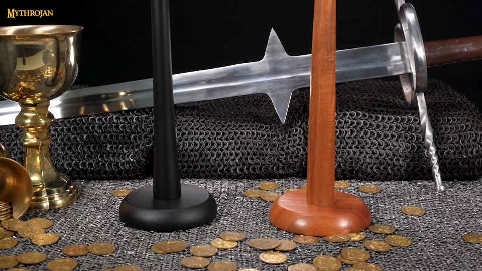 Wooden Helmet Stand for Medieval Head Armor Display Brown Wood Hat ...