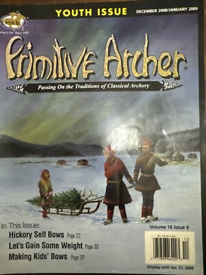 Primitive Archer Magazine Youth Issue December 2008/January 2009 | eBay