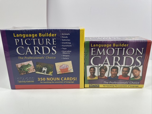 Stages Learning Materials Language Builder Picture 350 Noun Cards for ...