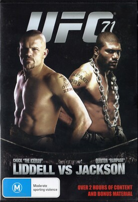 UFC #71 - Liddell vs. Jackson (DVD, 2007) Region 4 9327031007558 | eBay ...