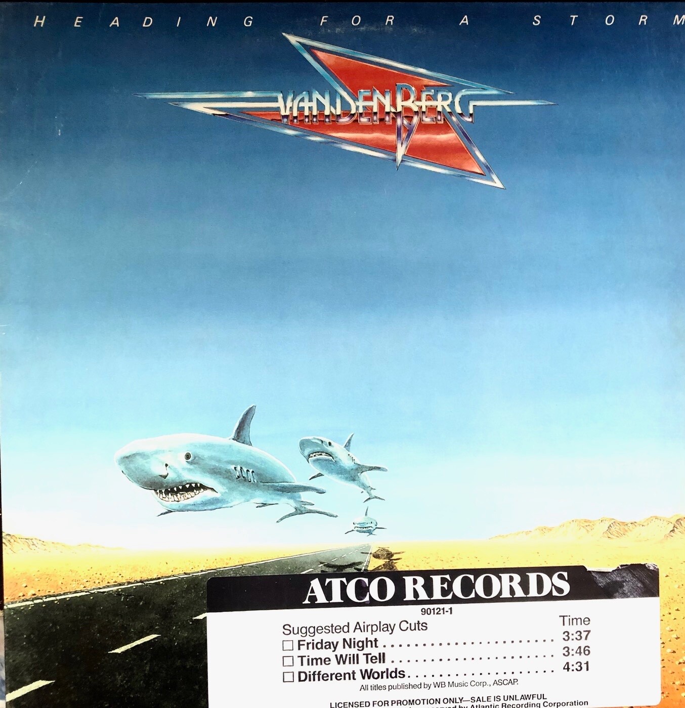 Vandenberg- Heading For A Storm Record album LP- UNPLAYED! | eBay