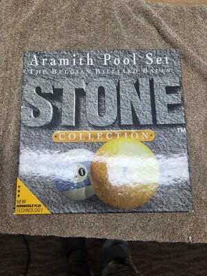 Aramith pool ball set Stone Granite | eBay