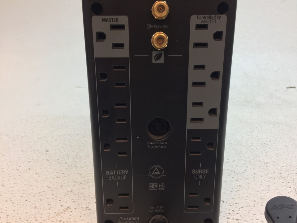 APC Back-UPS XS 1500 BX1500G NO Batteries 1500VA 865W w/ Connectors ...