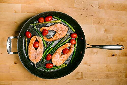 14" Extra Large Family Sized Frying Pan Skillet Triple Coated Non Stick ...