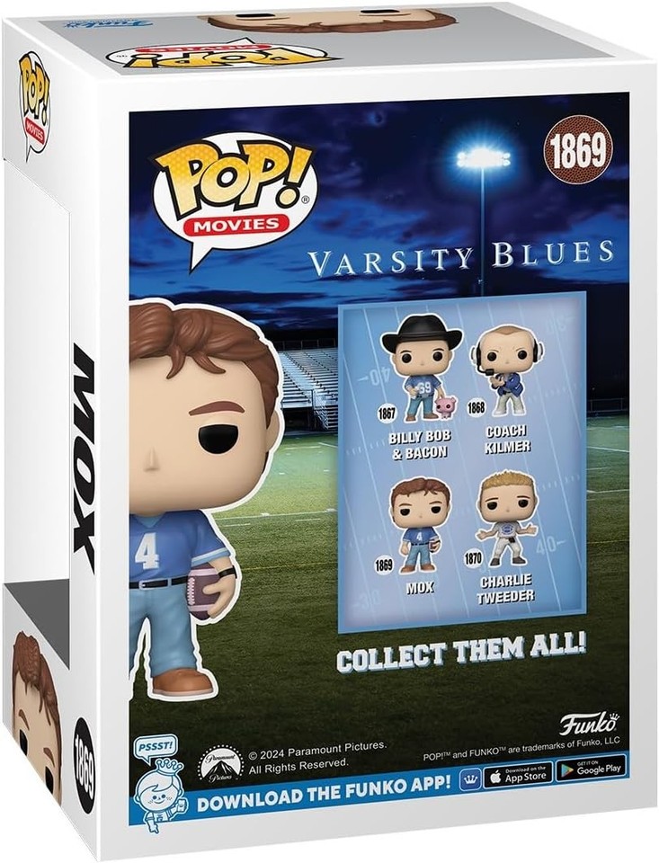Funko Pop! Movies: Varsity Blues - MOX - Keychain - Neuartiger ...