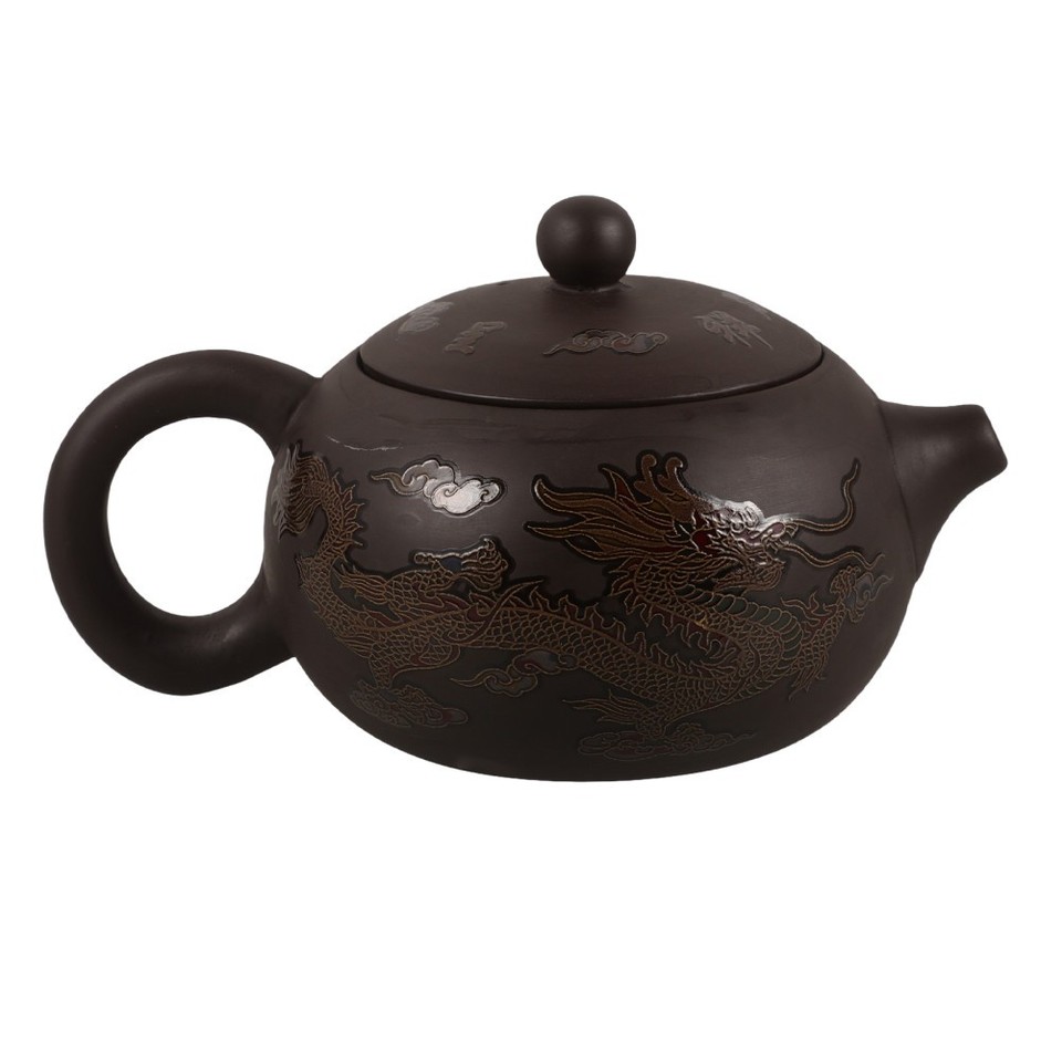Chinese Style Teapot Dragon Pattern Tea Kettle Decorative Tea Pot ...