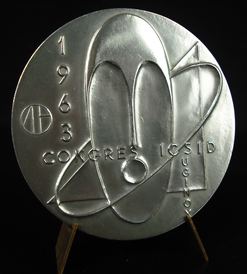 Medal Jacques Viénot Designer Design Aesthetic Industrial Metal Inox ...