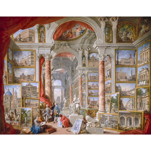 Giovanni Paolo Panini, Modern Rome, 1757, Pearl Photo Paper, 18" x 24 ...