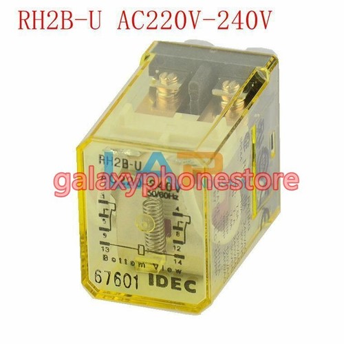 2PCS For IDEC intermediate relay RH2B-U-AC220V-240V 2 open 2 closed ...