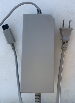 Official Wii Nintendo AC Adapter Power Brick Cord Cable Plug RVL-002 ...