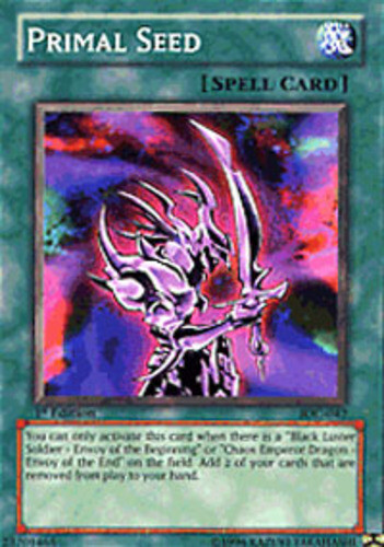Primal Seed - IOC-042 - Common - Unlimited Edition NM YuGiOh! Invasion ...