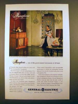 1948 G.E. Claydon Musaphonic Radio-Phonograph Ad | eBay