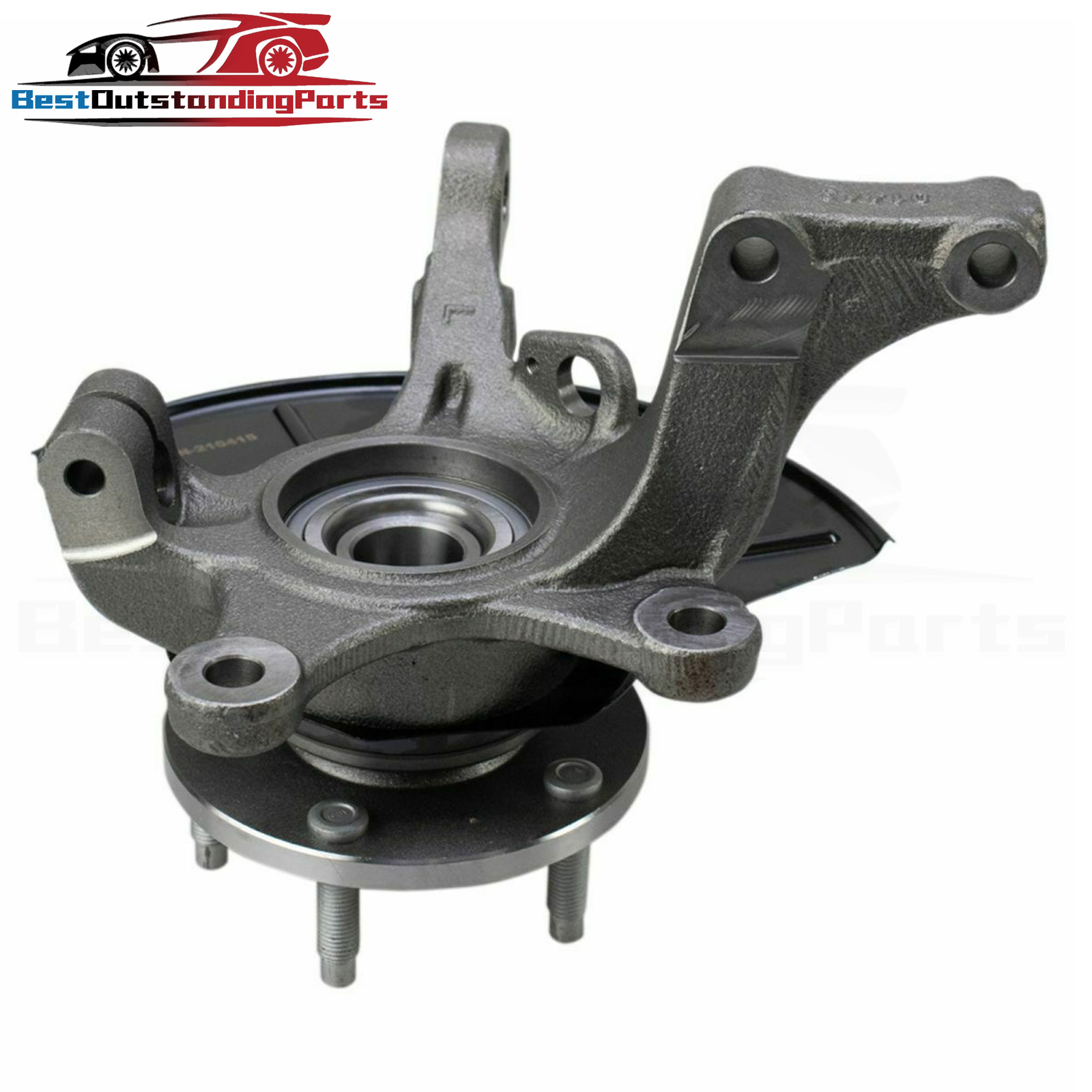 Wheel Hub Bearing & Steering Knuckle Assembly Front Left For Ford Mazda ...