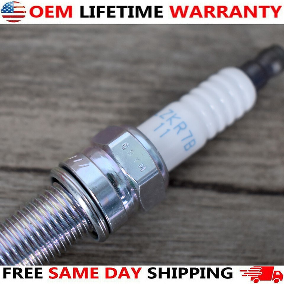 6pcs Genuine OEM NGK Iridium Spark Plugs 12290-R70-A01 ILZKR7B11 For ...