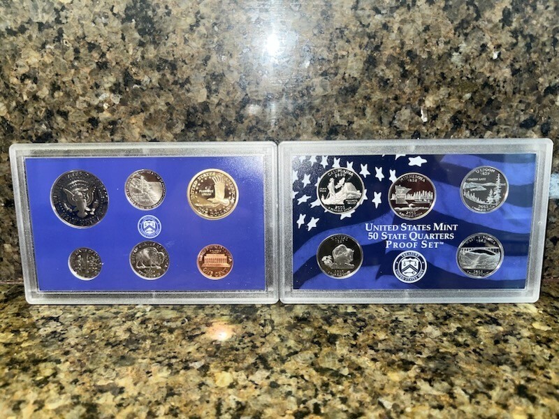2005-S State Quarter Proof Year set DCAM (Clad) PR63 | eBay
