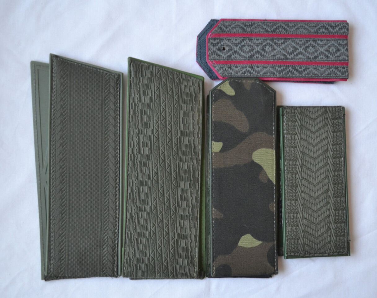 Ukrainian Shoulder boards Lot 5x pairs Ukraine Army military uniform ...
