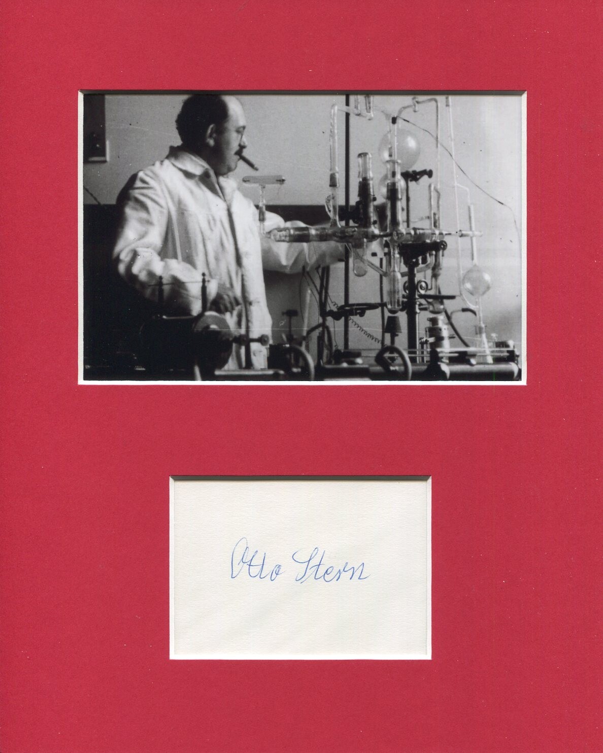 Otto Stern Nobel Prize Physics Stern–Gerlach Rare Signed Autograph ...