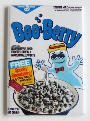 Boo Berry Cereal Box FRIDGE MAGNET | eBay
