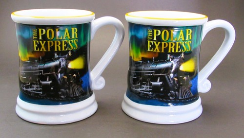 The Polar Express 3D Hot Chocolate Coffee Tea Mugs lot of 2 | eBay