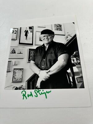 Rod Steiger Signed Autographed 8"x10" Photograph EUC | eBay