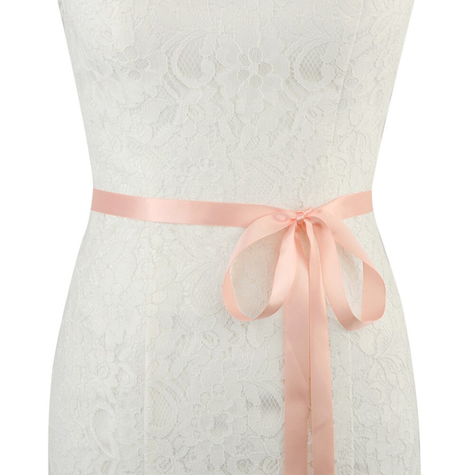 Bridal Wedding Belt Bridesmaid Dress Sash Crystal Rhinestone Ribbon ...