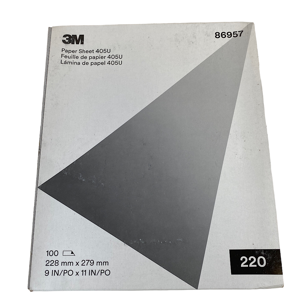 3M 00051125869577 9" " 220 A-Weight 405U Paper Sheet (Pack of 100) for ...