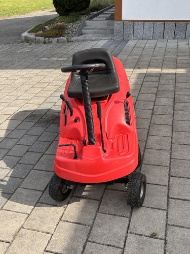 Rasentraktor Aufsitzmäher Benzin Elektrostart 6,5 PS 61 cm ...