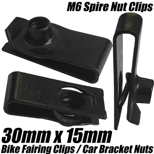 M6 Chimney Nuts U Lug Nut Speed Clips Threaded Fasteners Spire Captive ...