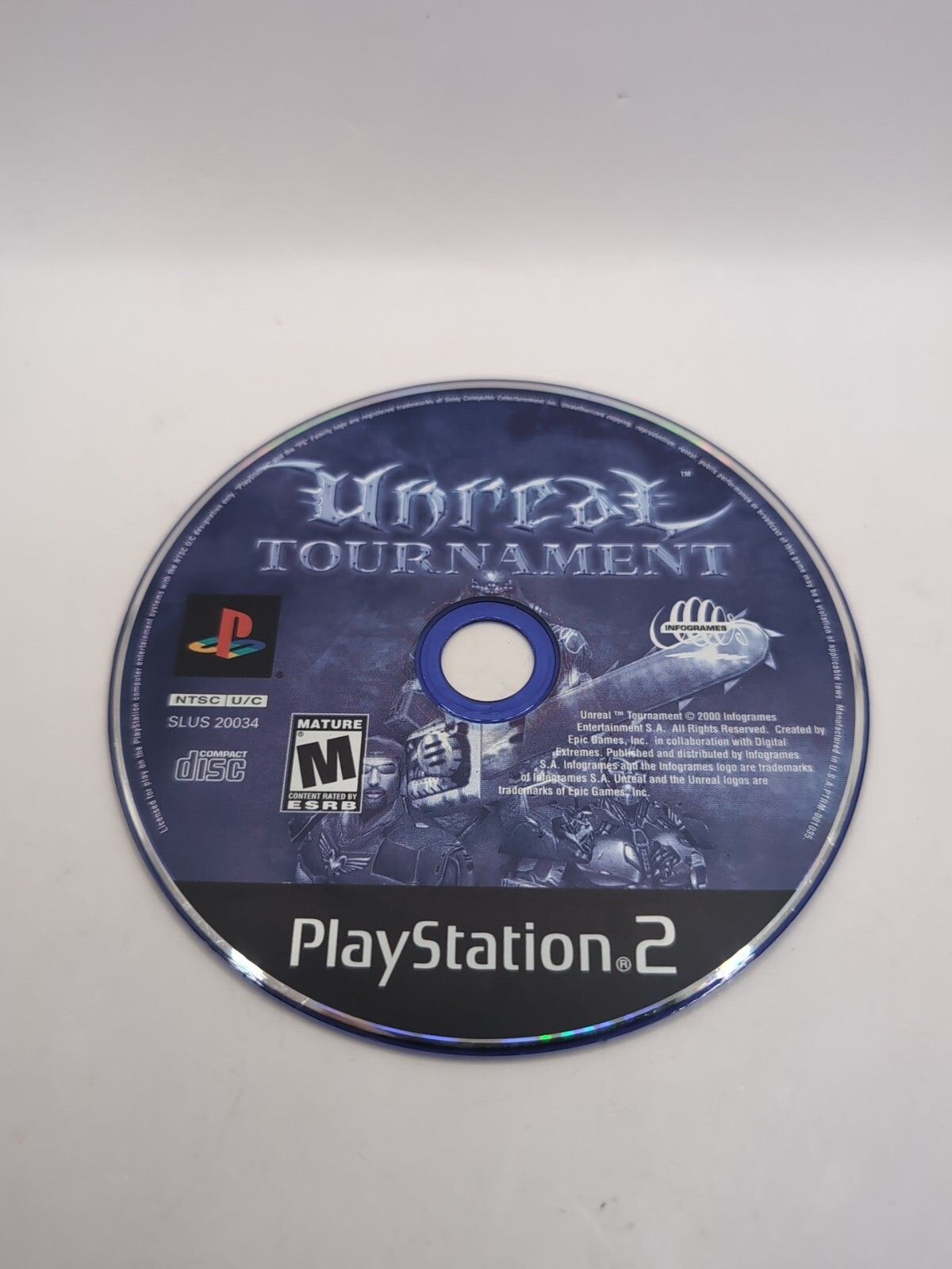 Unreal Tournament Playstation 2 PS2 Disc Only Scratch Free Tested ...