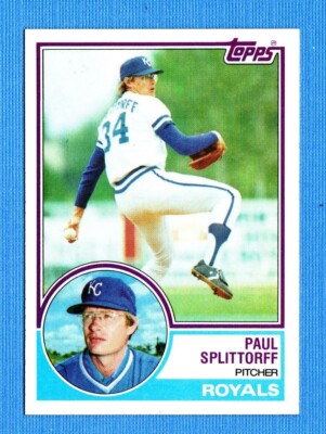 1983 Topps #316 Paul Splittorff Kansas City Royals | eBay