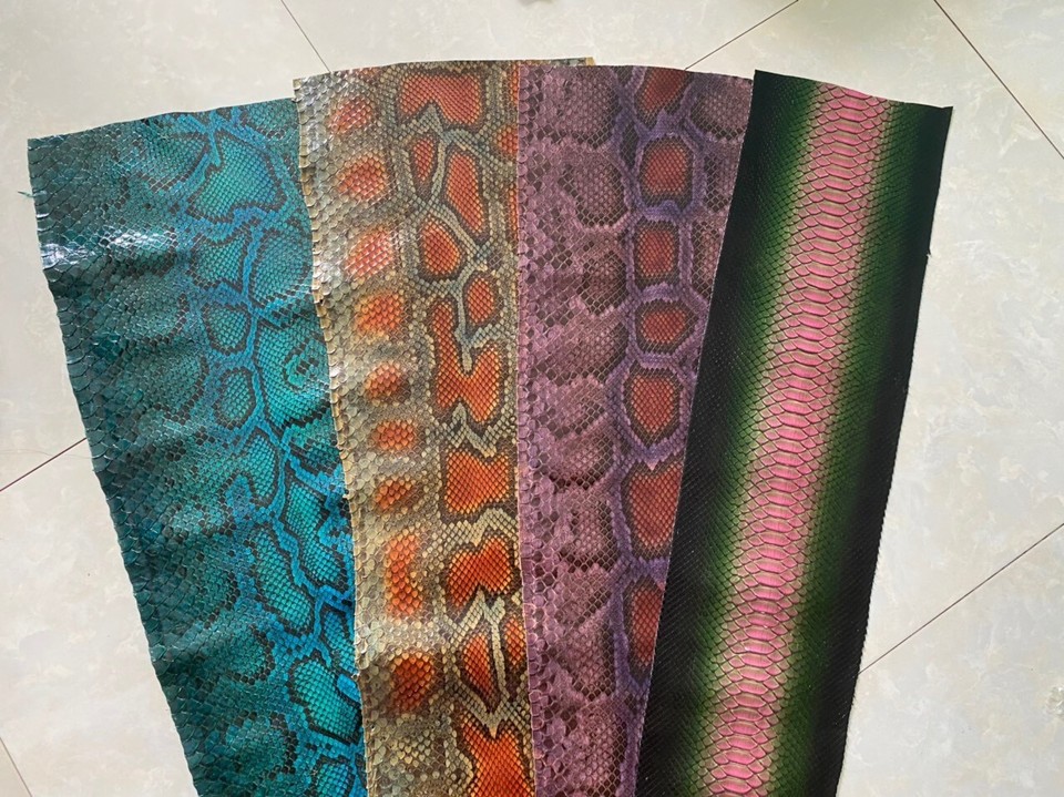 Genuine Snake Skin leather Watch Strap Band size 16 18 19 20 21 22 23 ...