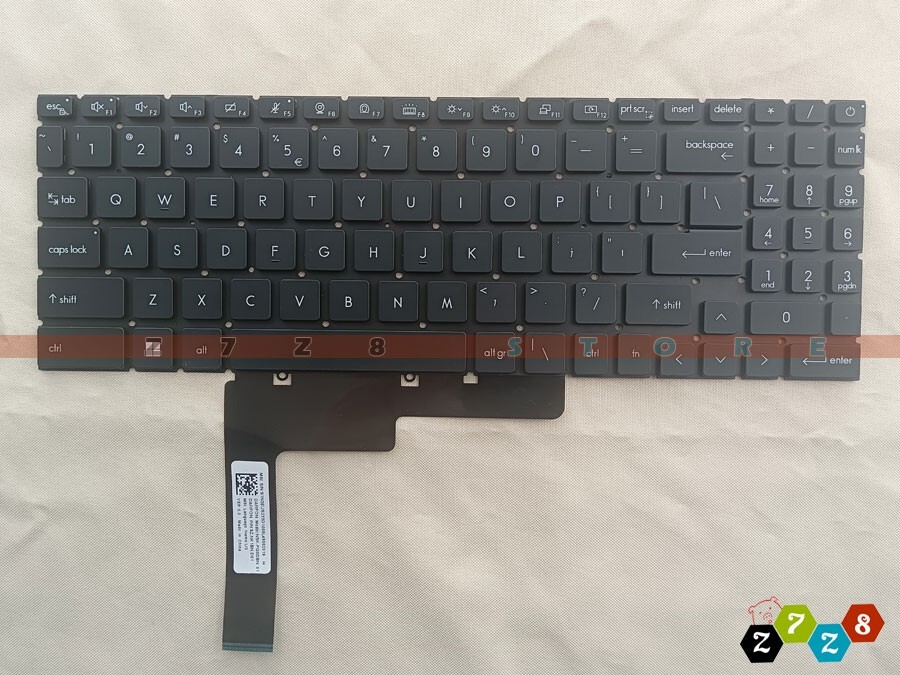 MSI GL66 GL76 GF66 GF76 MS-1582 MS-17L1 MS-17H3 US Keyboard Per-Key RGB ...